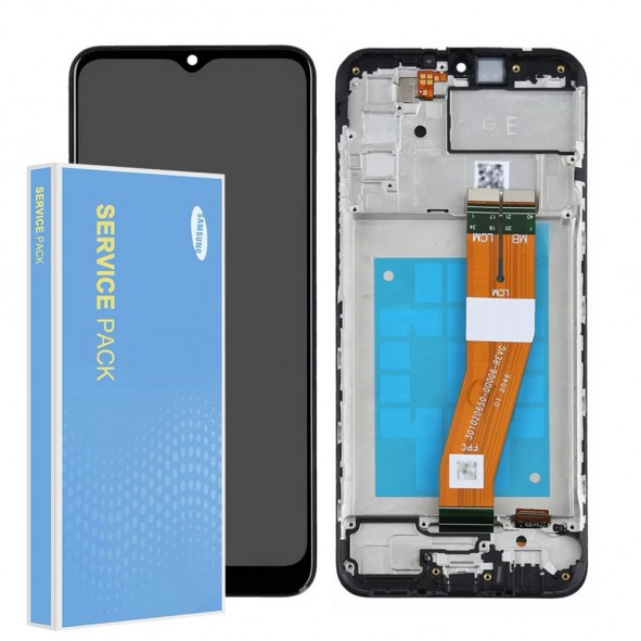Pantalla original con marco Service Pack Samsung Galaxy A02s A025F ...